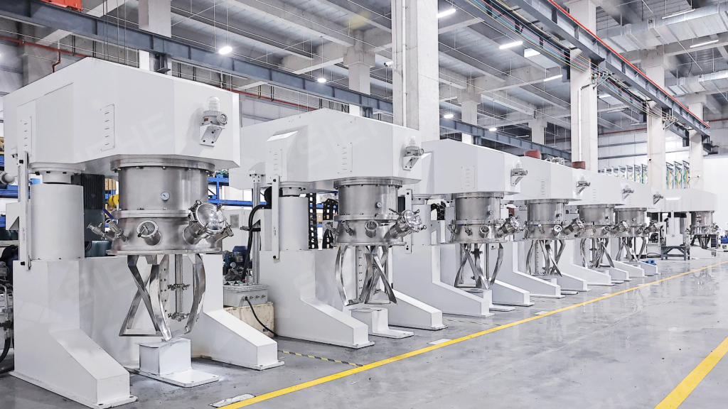 The 6 double planetary mixers ordered by Changdi have been successfully ...